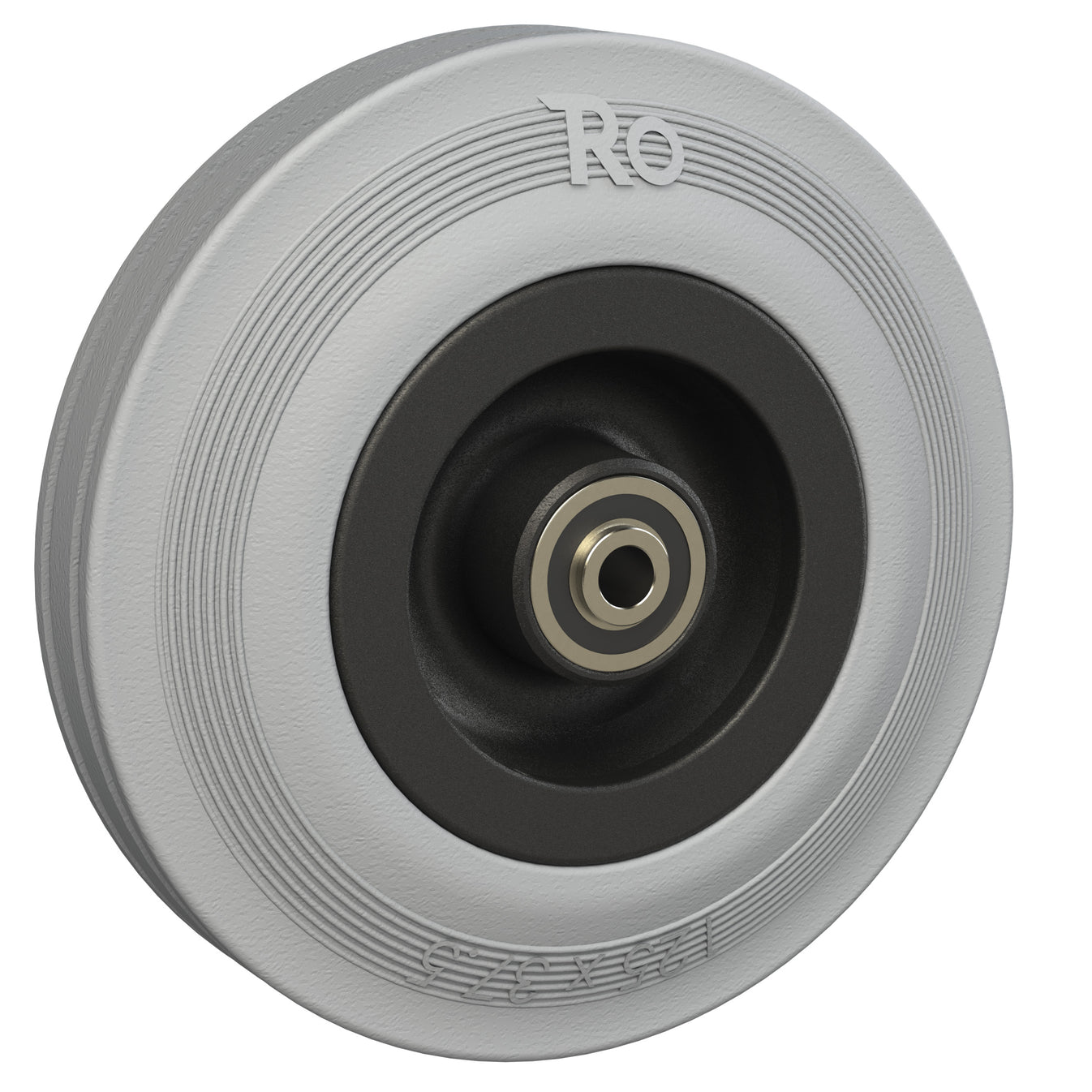 5x1.5" (125 x 37.5mm) Wheel With Solid Rubber Tire – Rolko North ...